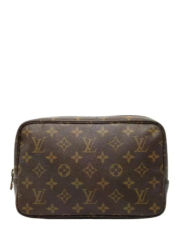 LOUIS VUITTON 1988 Monogram Trousse Toilette 23 - Brown
