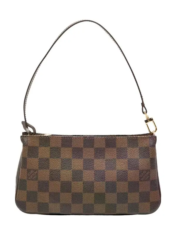 LOUIS VUITTON 2006 Damier Ebene Navona Shoulder Bag - Brown