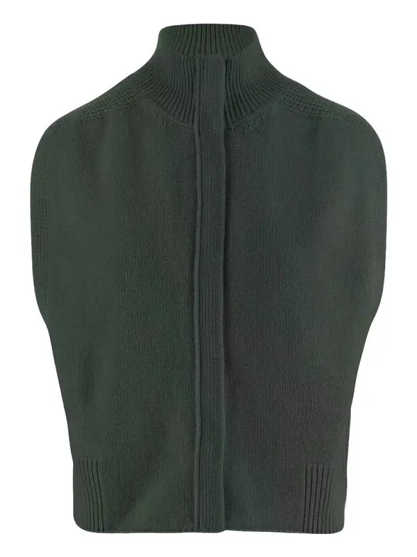 SA SU PHI Sleeveless Cardigan - Green