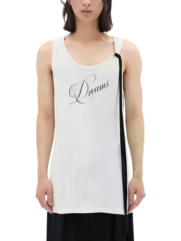 ANN DEMEULEMEESTER Dreams Strap Tank Top - White