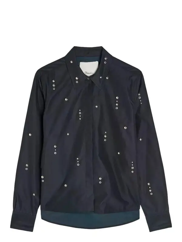 3.1 Phillip Lim Stud-embellished Shirt - Blue