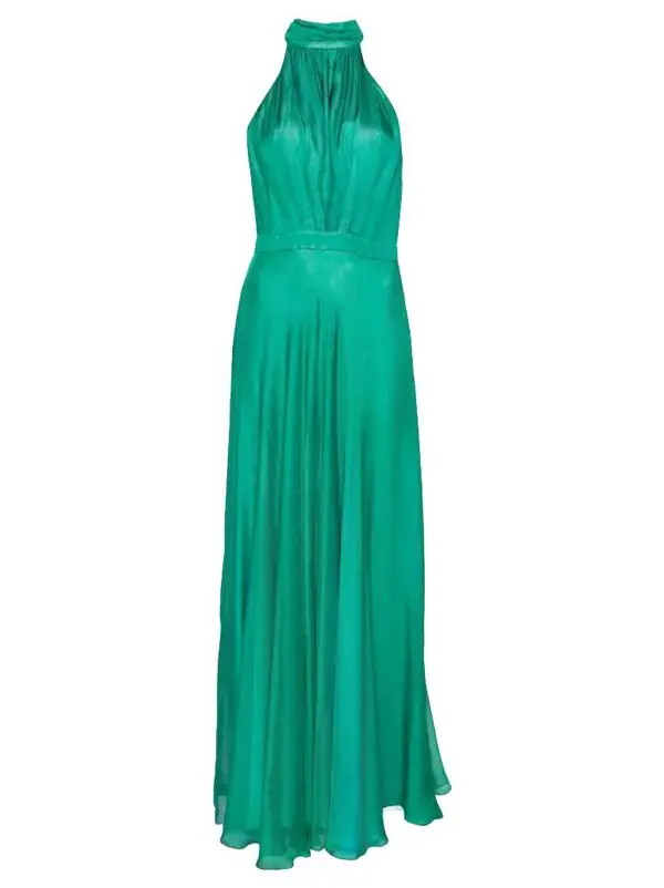 Raquel Diniz Halterneck Dress - Green