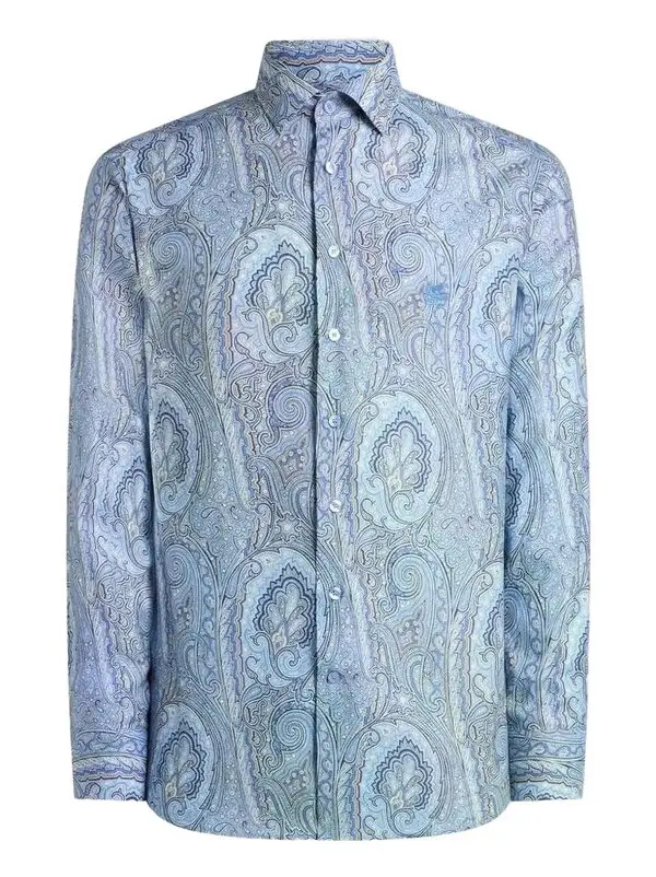 Etro Paisley-print Shirt - Blue