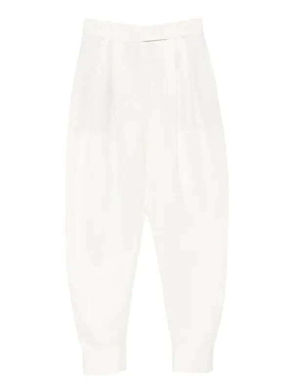 RÓHE Pleated Trousers - White