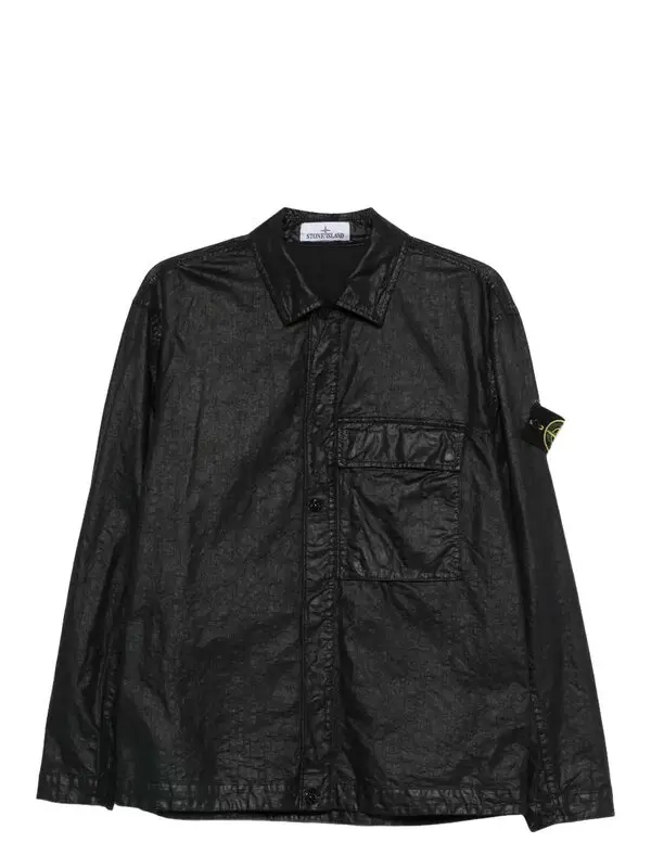 Stone Island Pocket Overshirt - Black