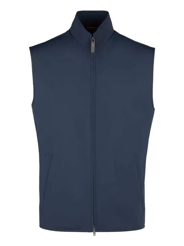 TOD'S Technical Fabric Vest - Blue