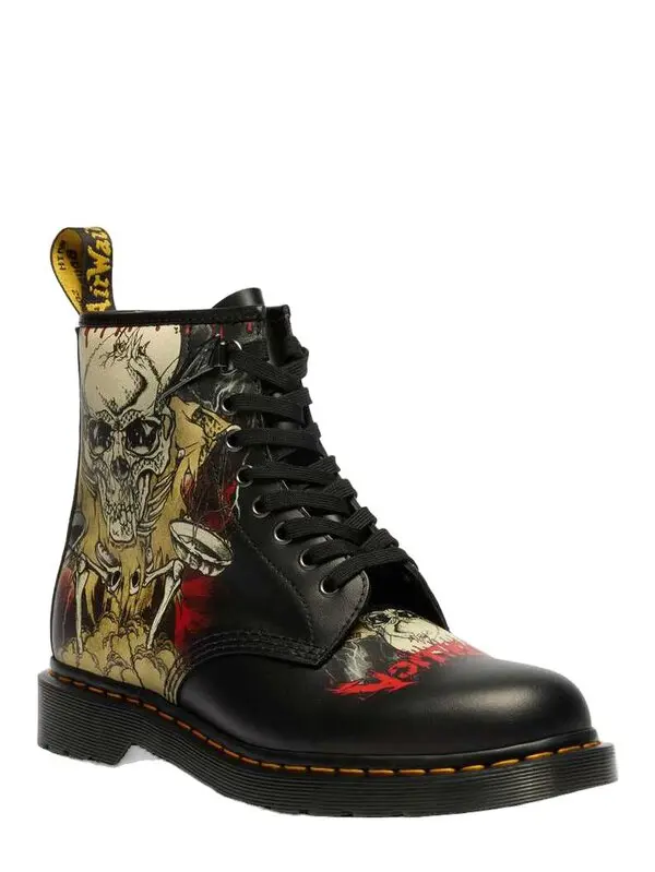 Dr. Martens 1460 Metallica Boots - Black,black
