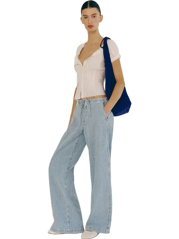 REFORMATION Sheba Denim Pant - Blue