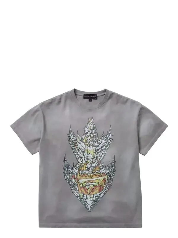 WHO DECIDES WAR Engulfed Memories T-shirt - Grey