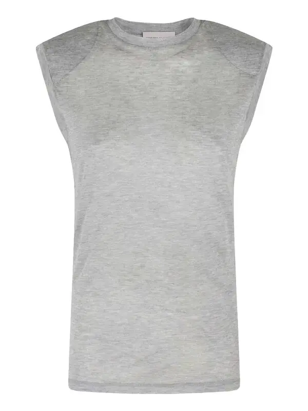 SEMICOUTURE Crew-neck Top - Grey
