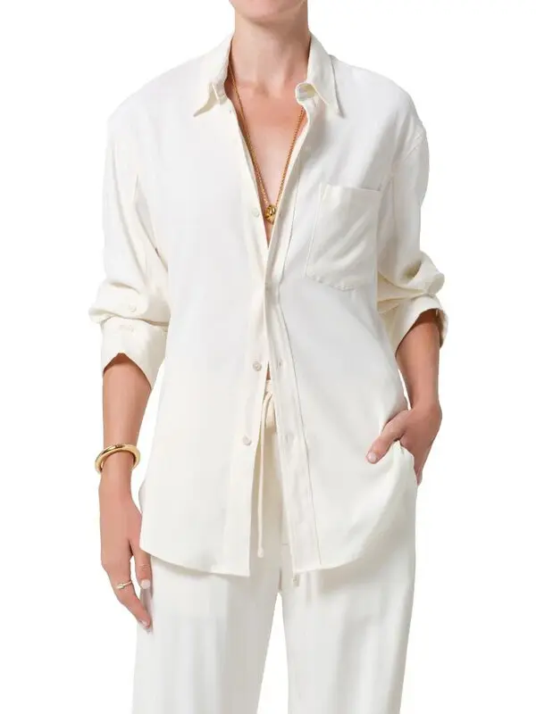 Citizens Of Humanity Oversize Button-up Shirt - Moonlight