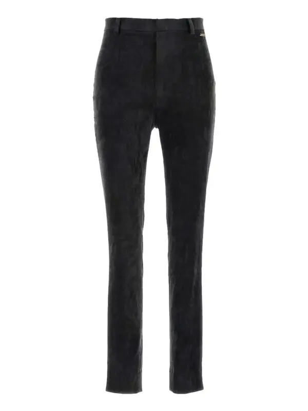 Gucci Stretch Velvet Leggings - Grey