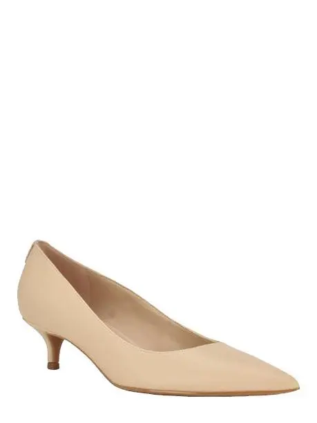 Calvin Klein Pointed Toe Pump - Light Natural