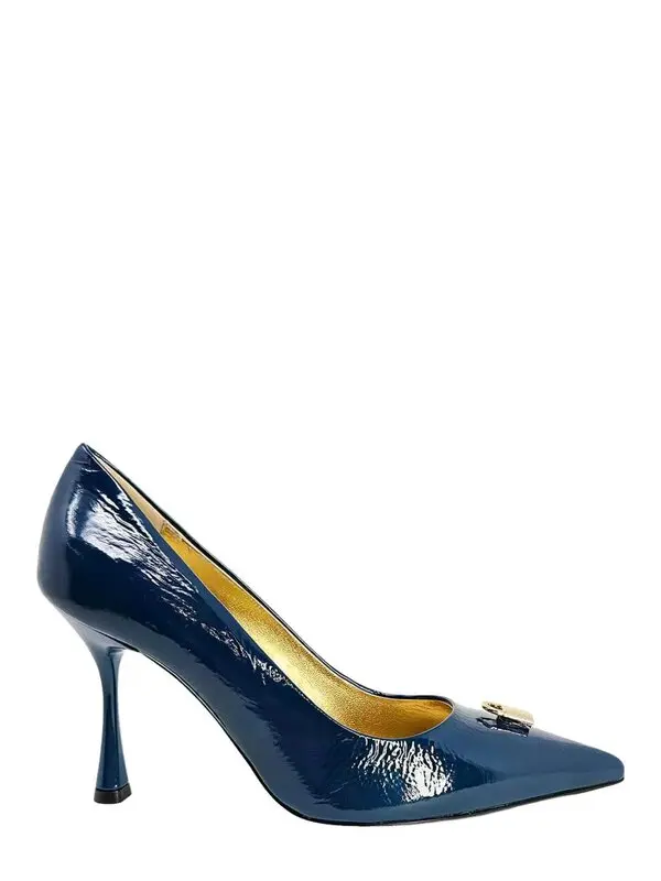 MADISON MAISON Lock-detail Pointed Pumps - Blue