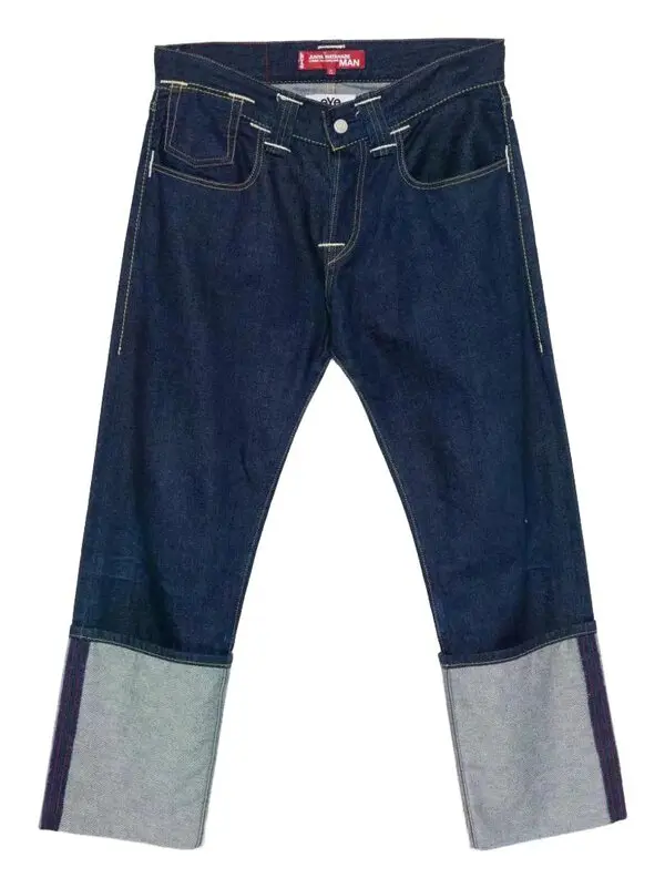 Junya Watanabe Cuffed Jeans - Blue