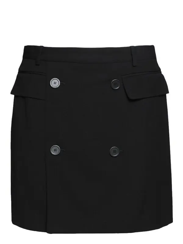Balenciaga Tailored Mini Skirt - Black