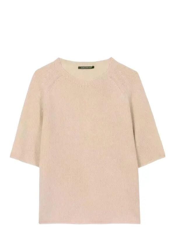 LUISA CERANO Crew-neck Sweater - Neutrals
