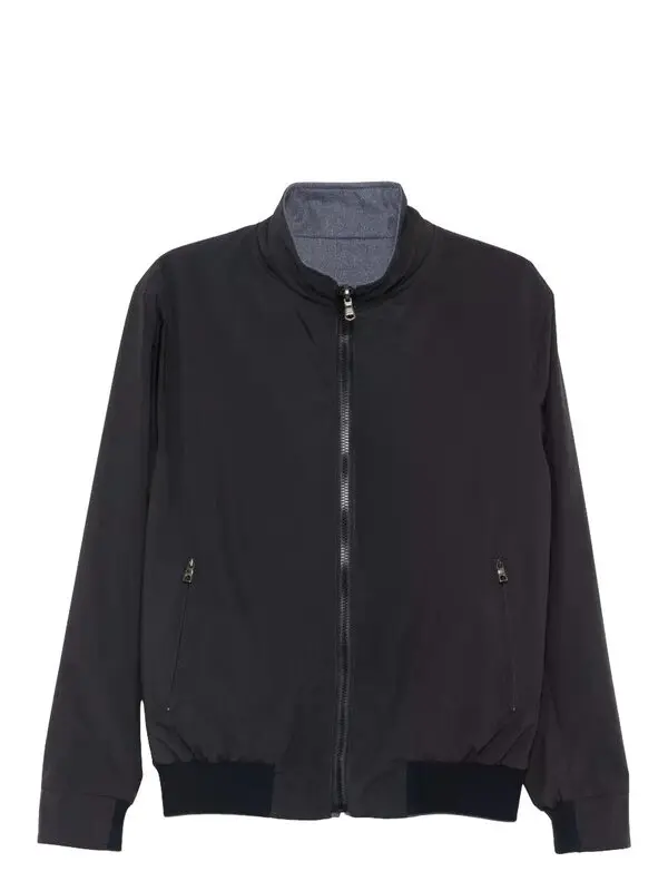 N.peal Reversible Zip Jacket - Blue