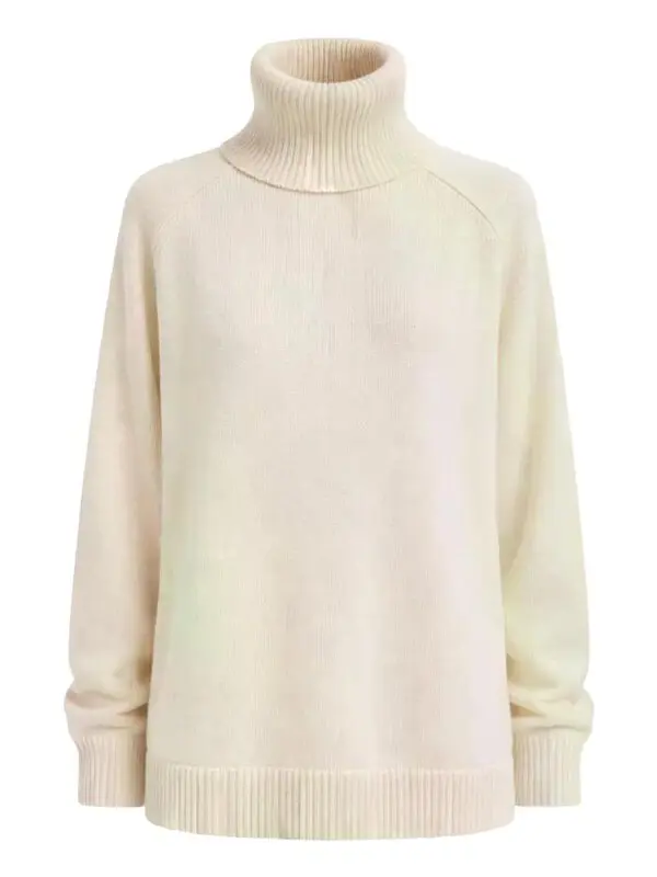 Tibi Roll-neck Oversized Sweater - Neutrals