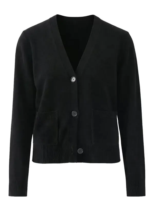 PATRICK ASSARAF Cashmere Cardigan - Black