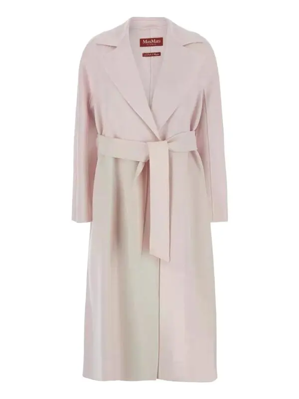 Max Mara Belted Coat - Pink