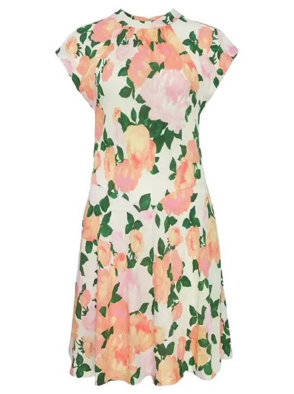 Stella McCartney Flower-print Mini Dress - White