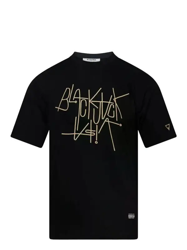 BLACKJACK Graphic Print T-shirt - Black
