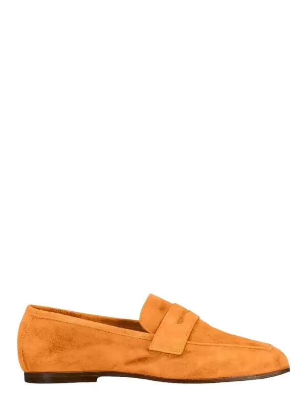 SOPHIQUE Essenziale Suede Loafers - Orange