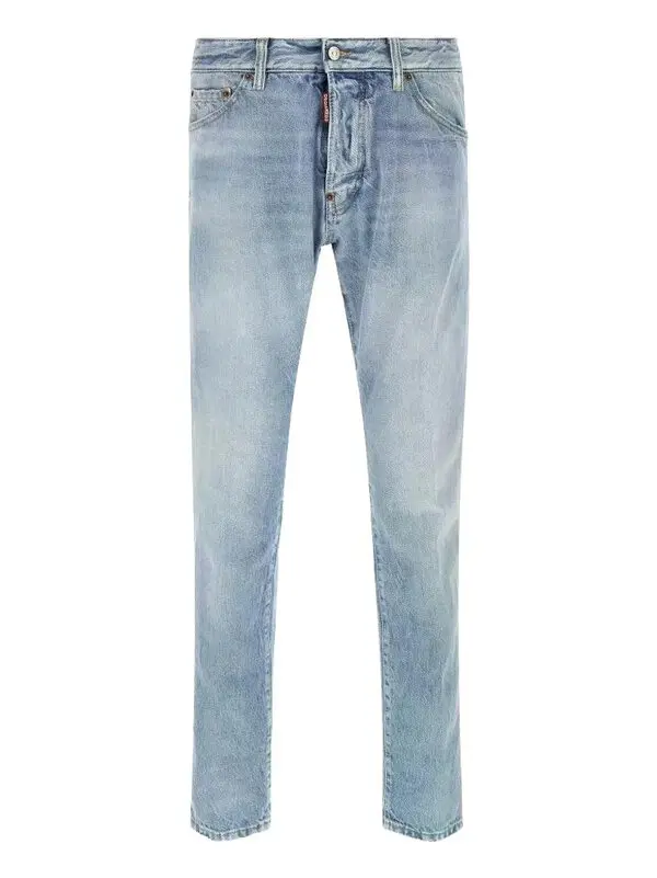 Dsquared2 Belt-loop Ripped Jeans - Blue