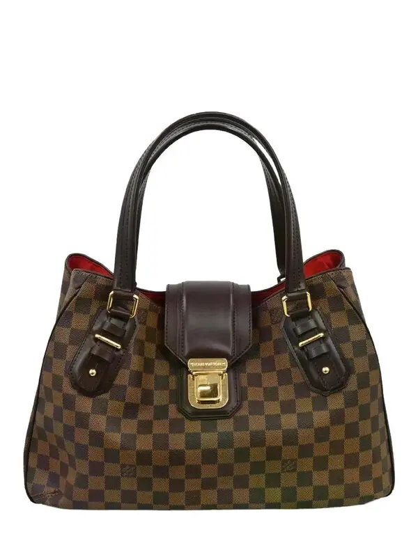 LOUIS VUITTON 2008 Checkered Griet Handbag - Brown