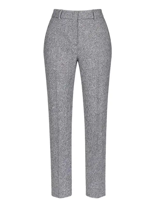 Ermanno Scervino Houndstooth Trousers - Black