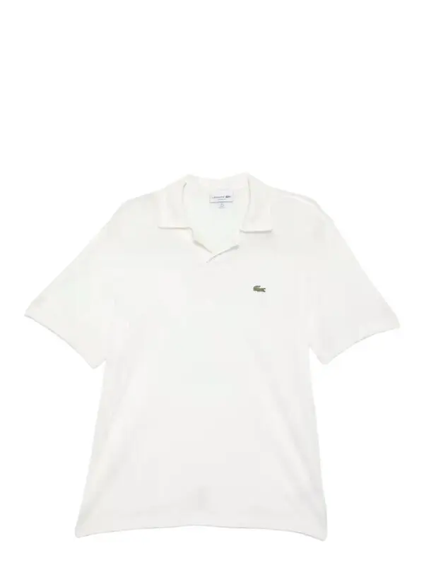 Lacoste Logo-embroidered Polo Shirt - White