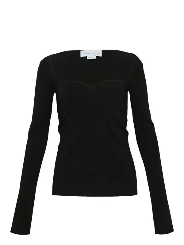 Stella McCartney Fine-knit Sweater - Black