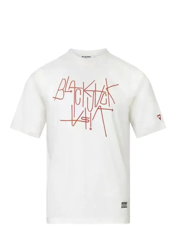 BLACKJACK Logo-detail T-shirt - White