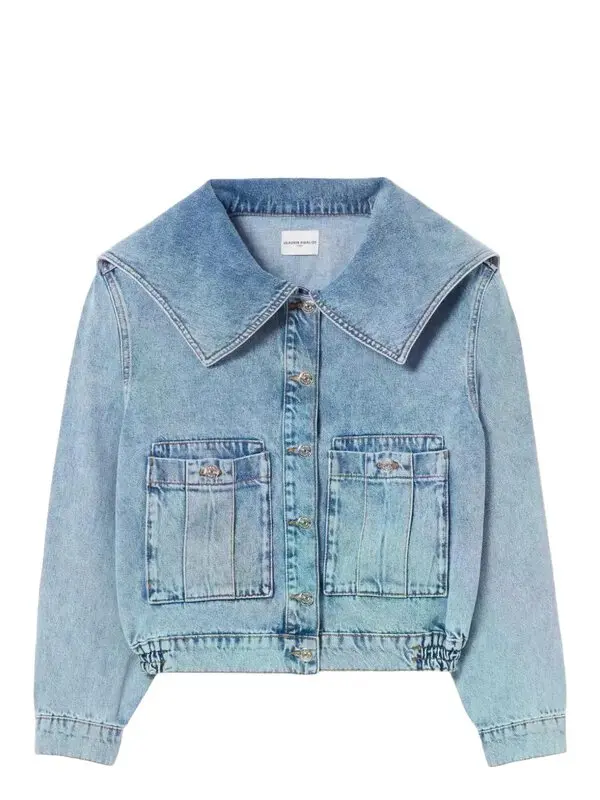 Claudie Pierlot Flap-pocket Denim Jacket - Blue
