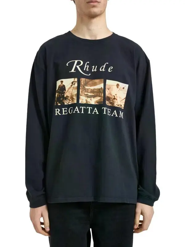 Rhude Regatta Team T-shirt - Black