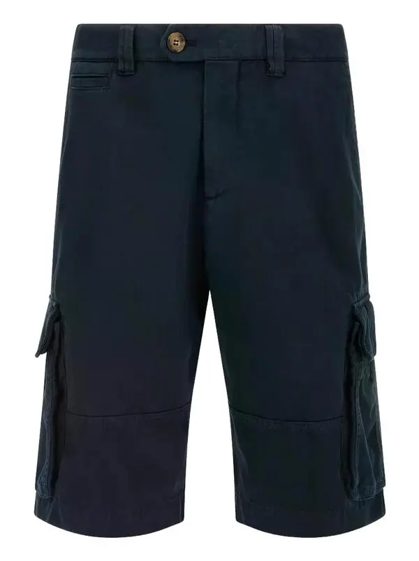 Brunello Cucinelli Belt-loop Cargo Shorts - Blue