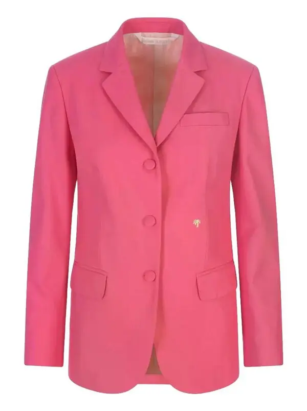 Palm Angels Single-breasted Blazer - Pink
