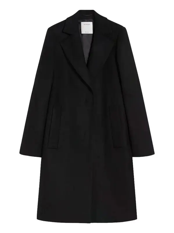 Sportmax Ala Pocket Wool Coat - Black