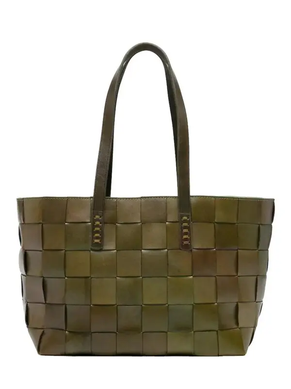 Dragon Diffusion Woven Tote Bag - Green