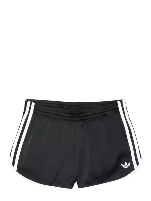 Adidas Three-stripe Shorts - Black