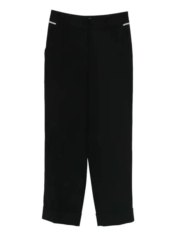 Peserico Cuff Trousers - Black