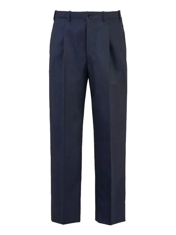 Giuliva Heritage Vito Front-pleat Trousers - Blue