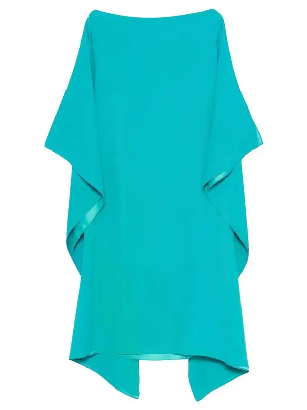 GIANLUCA CAPANNOLO Crew-neck Midi Dress - Blue