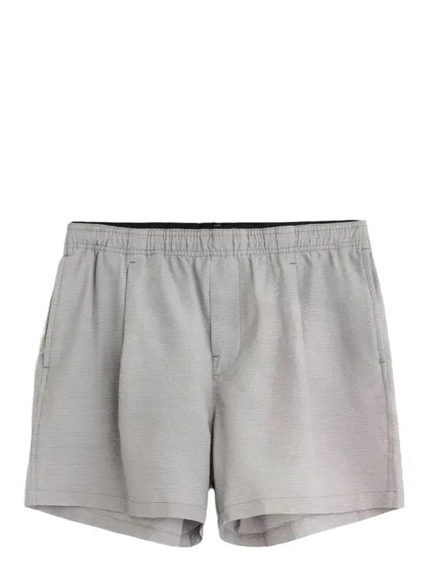 Our Legacy Seersucker Pleated Shorts - Grey