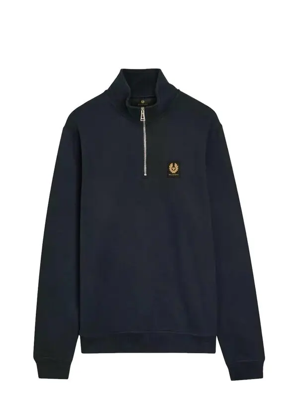 Belstaff Zip-neck Sweatshirt - Blue