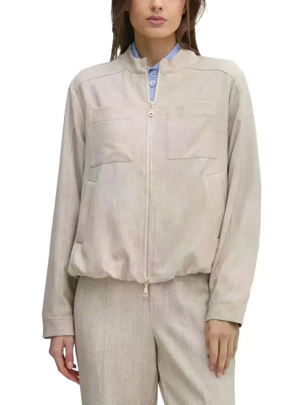 MOS MOSH Zipped Pocket Jacket - Neutrals