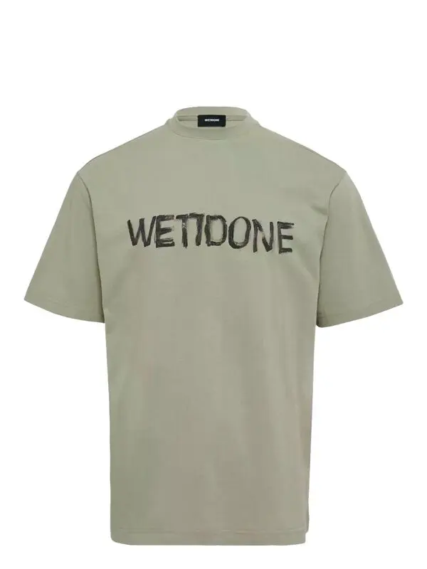 We11Done Logo T-shirt - Neutrals