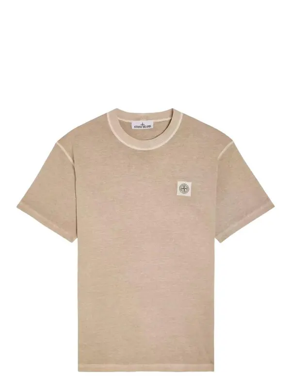 Stone Island Ringer Patch T-shirt - Neutrals