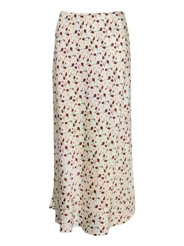 LEE MATHEWS Tina Floral Maxi Skirt - Neutrals
